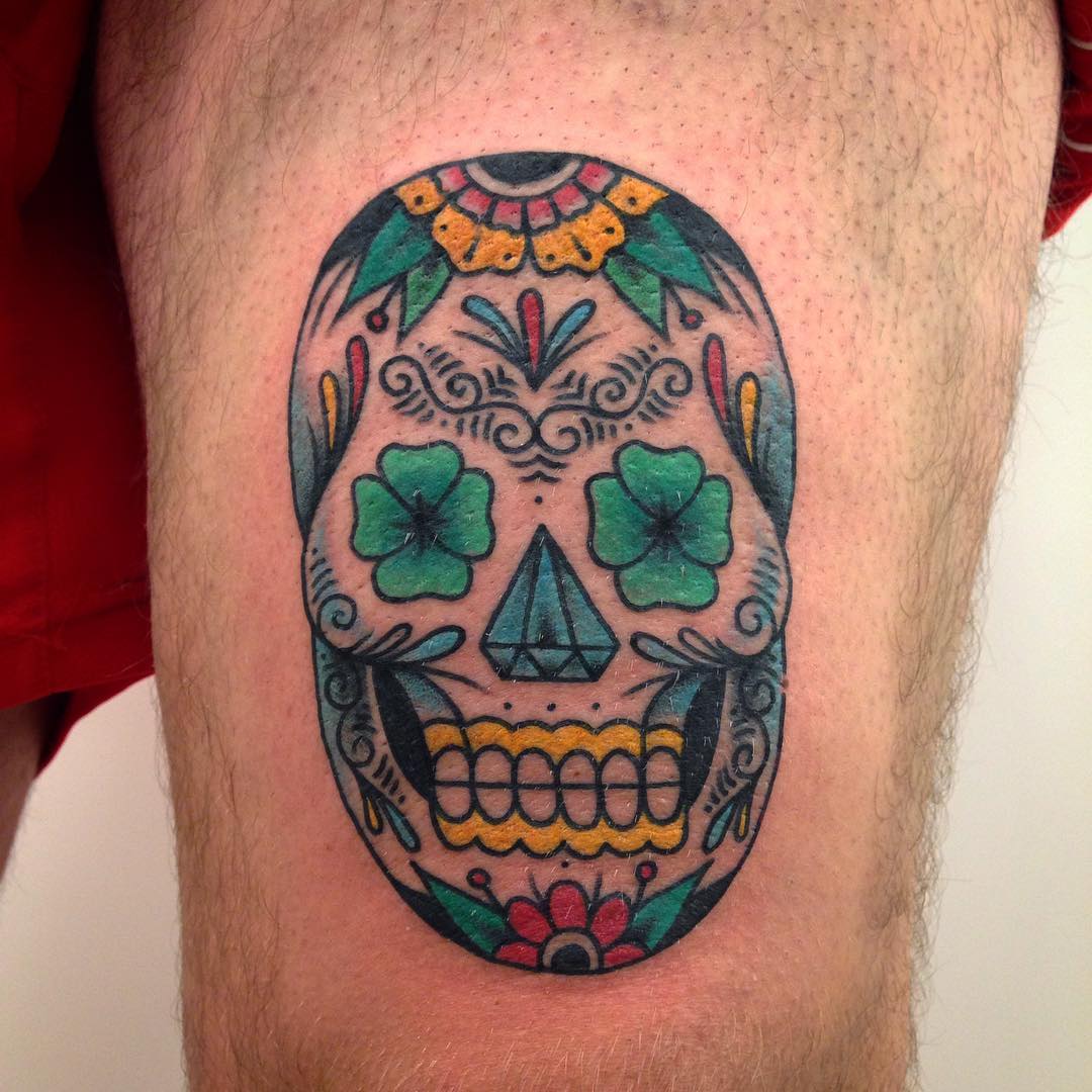 125 Best Sugar Skull Tattoo Designs Meaning 2019 125 Best Sugar Skull Tattoo Designs Meaning 2019