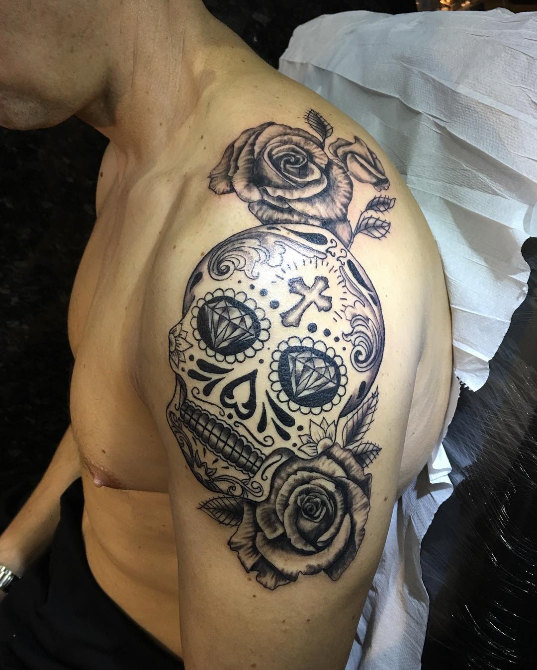 125 Best Sugar Skull Tattoo Designs Meaning 2019 