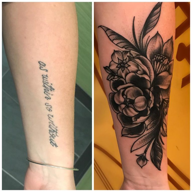 55 Best Tattoo Cover Up Designs Meanings Easiest Way To Try 2019 
