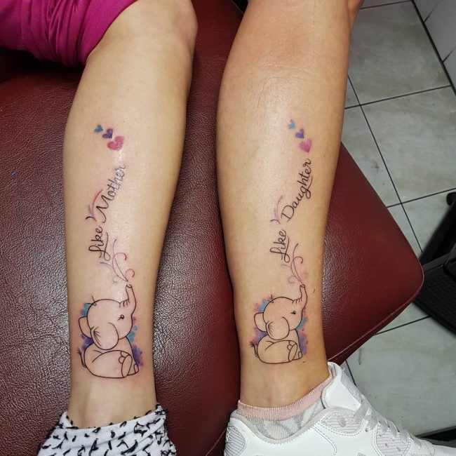 90 Sweet Matching Mother Daughter Tattoo Designs Meanings 2019 