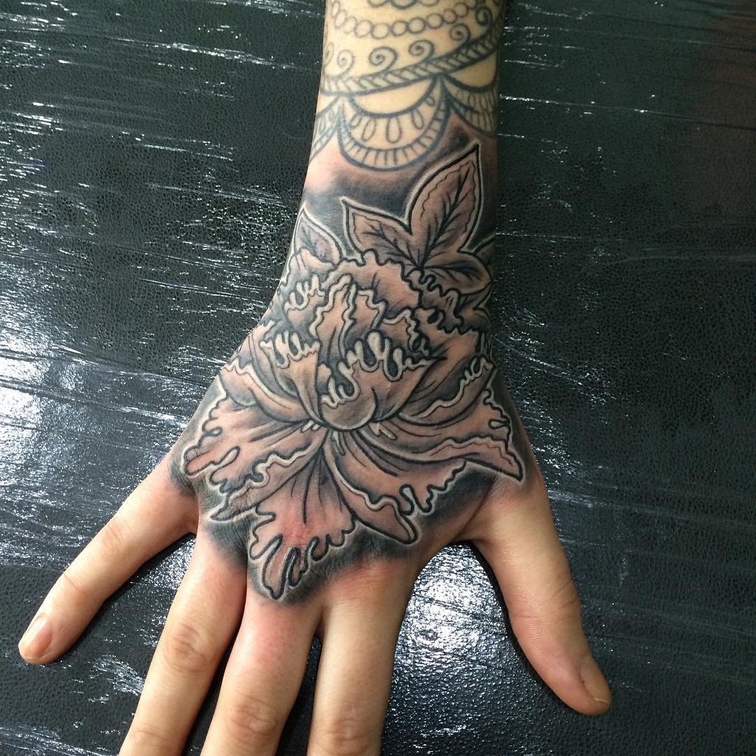 Hand Tattoo Template Hand Tattoo Template