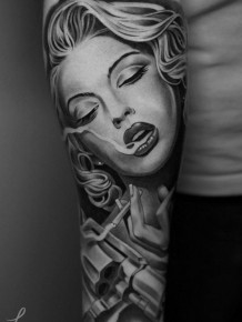 70+ Best Portrait Tattoos Designs & Meanings - [Realism of 2019]