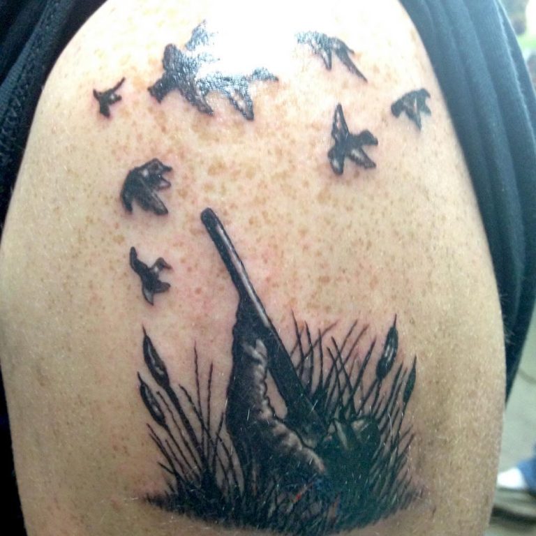 75 Best Hunting Tattoo Designs and Ideas - Hobby Commitment (2019)