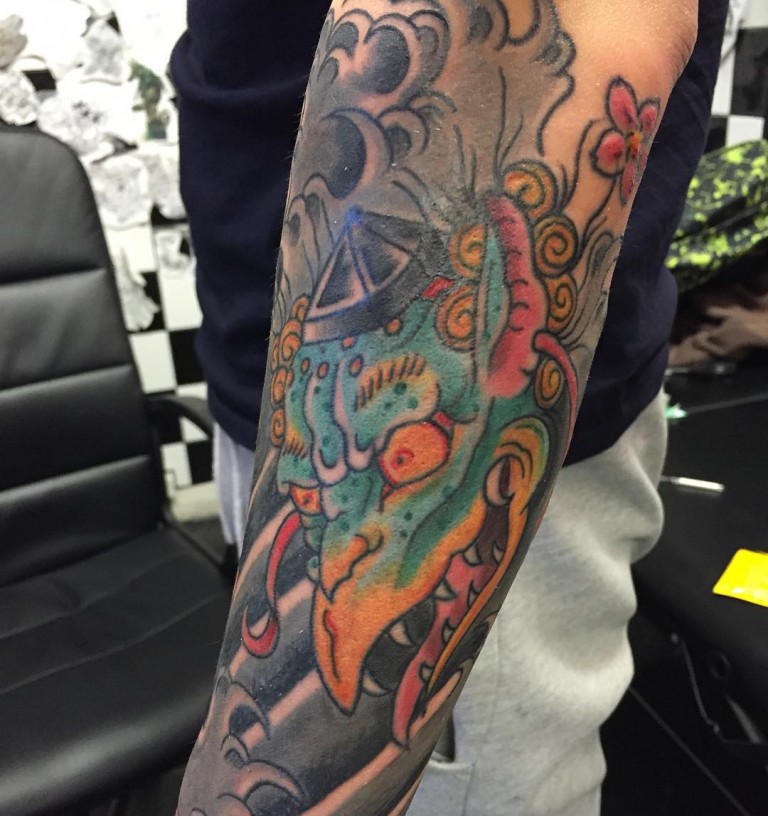40 Best Japanese Mask Tattoos - Designs and Ideas (2019)