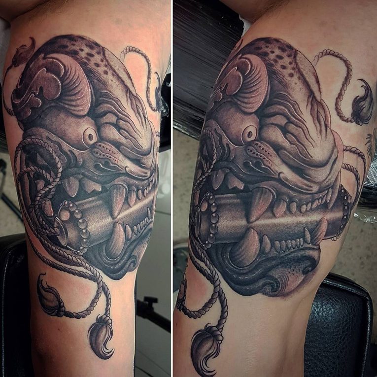 40 Best Japanese Mask Tattoos - Designs and Ideas (2019)