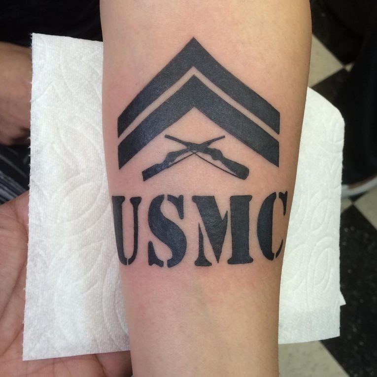 75 Cool USMC Tattoos - Meaning, Policy and Designs (2019)