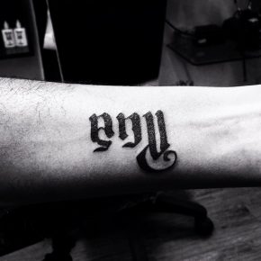 45 Ambigram Tattoos Designs & Meanings - For Men & Women (2019)