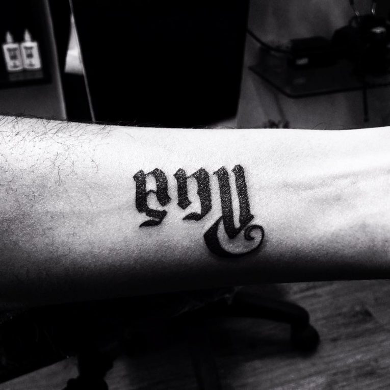 45 Ambigram Tattoos Designs & Meanings - For Men & Women (2019)
