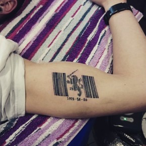 25 Graphic Barcode Tattoo Meanings - Placement Ideas (2019)