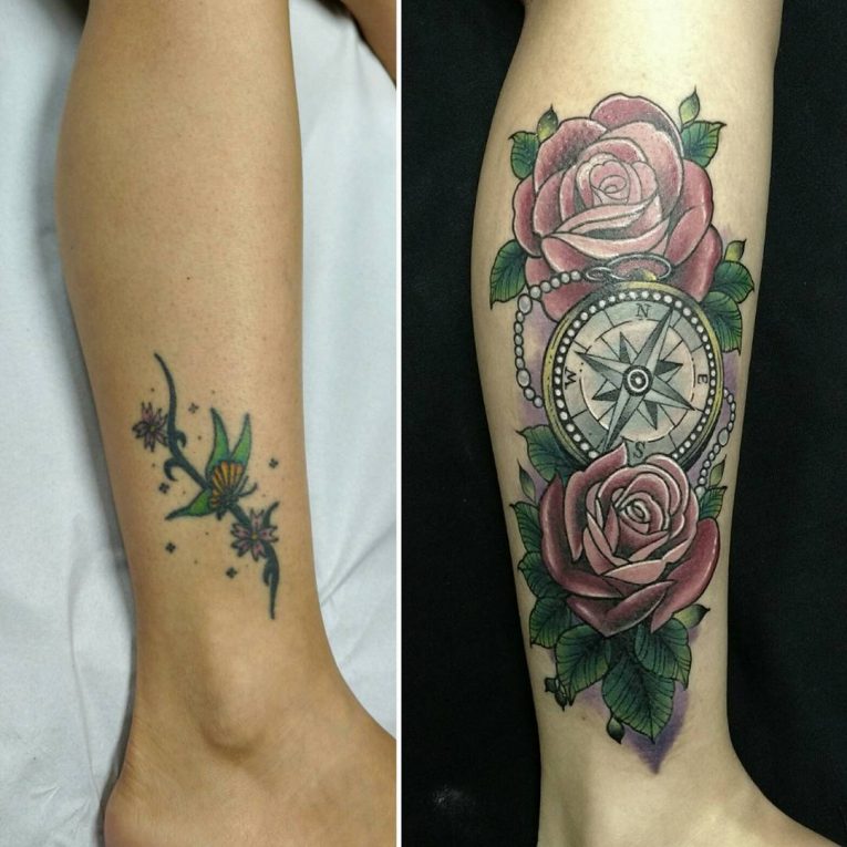 55+ Best Tattoo Cover Up Designs & Meanings - Easiest Way to Try (2019)