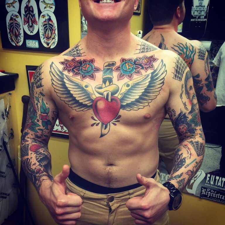 120+ Best American Traditional Tattoo Designs & Meanings - 2019 Ideas