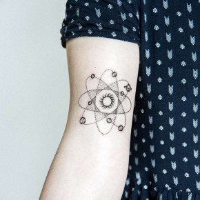 35 Atomic Tattoo Designs & Meanings - Secrets of The Universe (2019)