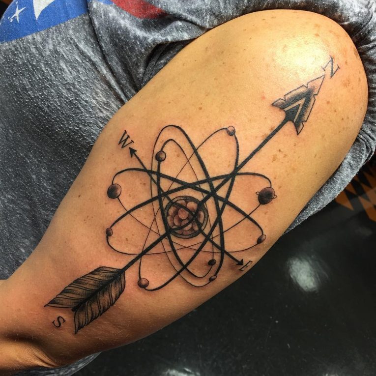 35 Atomic Tattoo Designs & Meanings - Secrets of The Universe (2019)