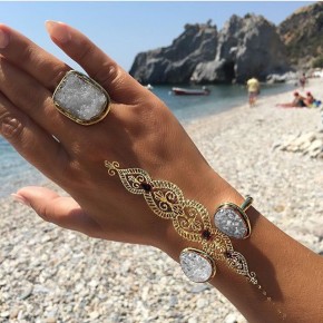 50 Gold Tattoo Designs And Ideas For Women - Feel Like a Queen (2019)