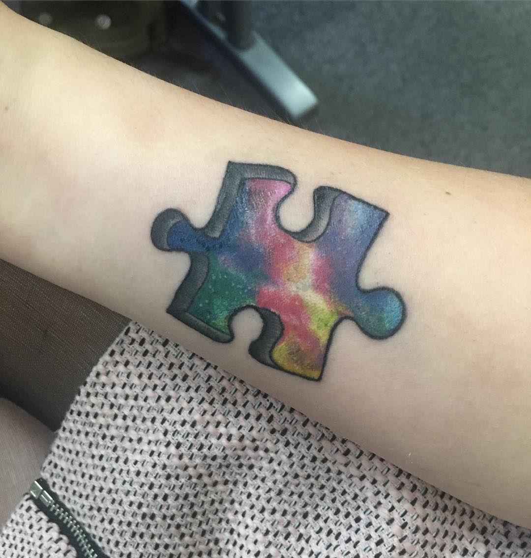 Autism Tribute Tattoos 145 Best Autism Awareness Tattoos Images On