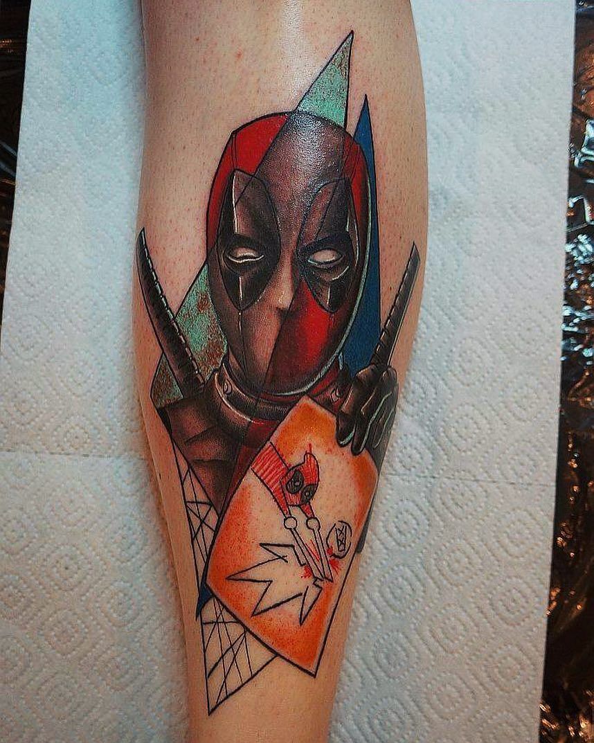 Traditional Deadpool Tattoos
