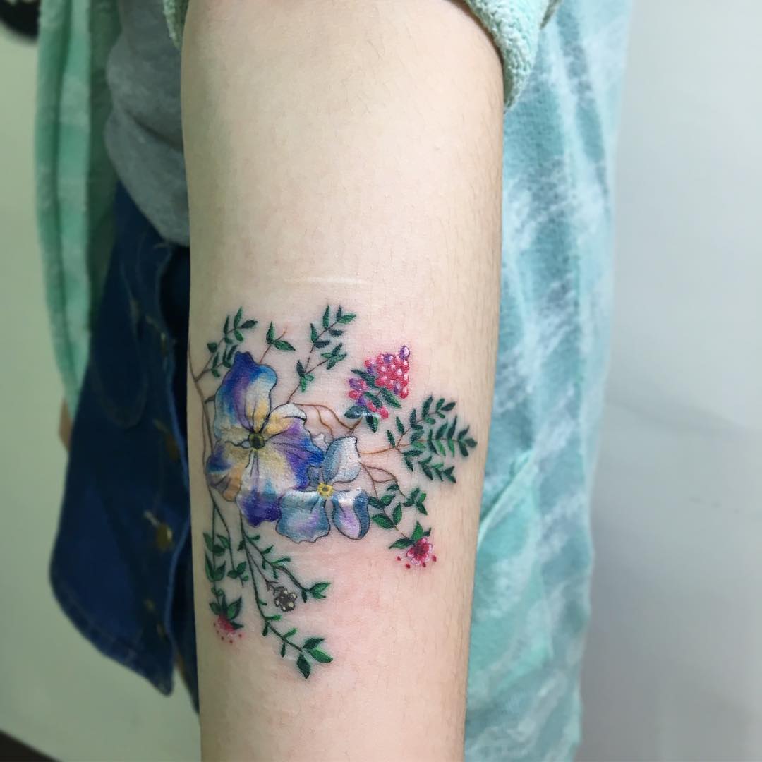 110+ Charming Floral Tattoo Designs - Merging Creativity and Beauty
