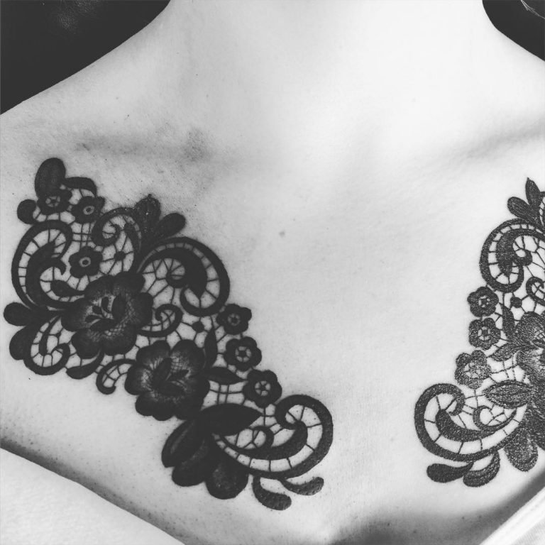 95+ Cute Lace Tattoo Designs – You Have Never Been So Pretty Before