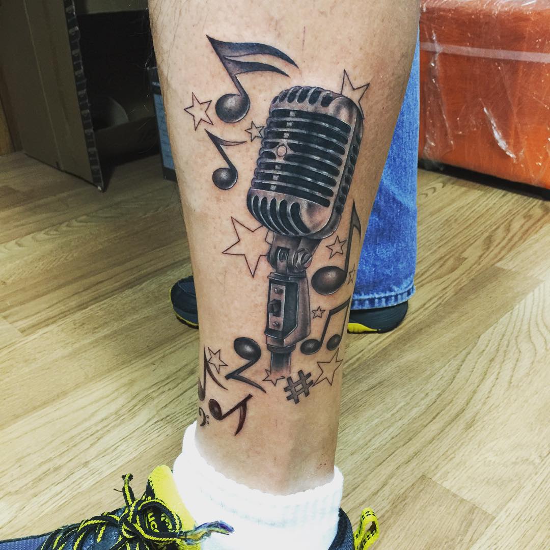 75+ Lovely Music Note Tattoo Ideas – For Those Who Is In Love With Music
