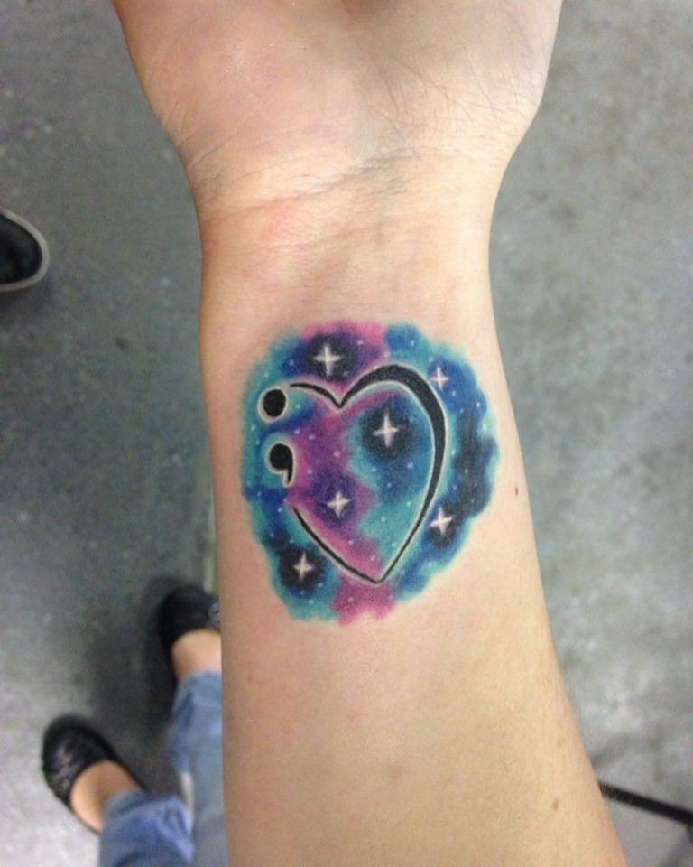 60+ Encouraging Semicolon Tattoo Ideas - Using Body Art to Give Hope