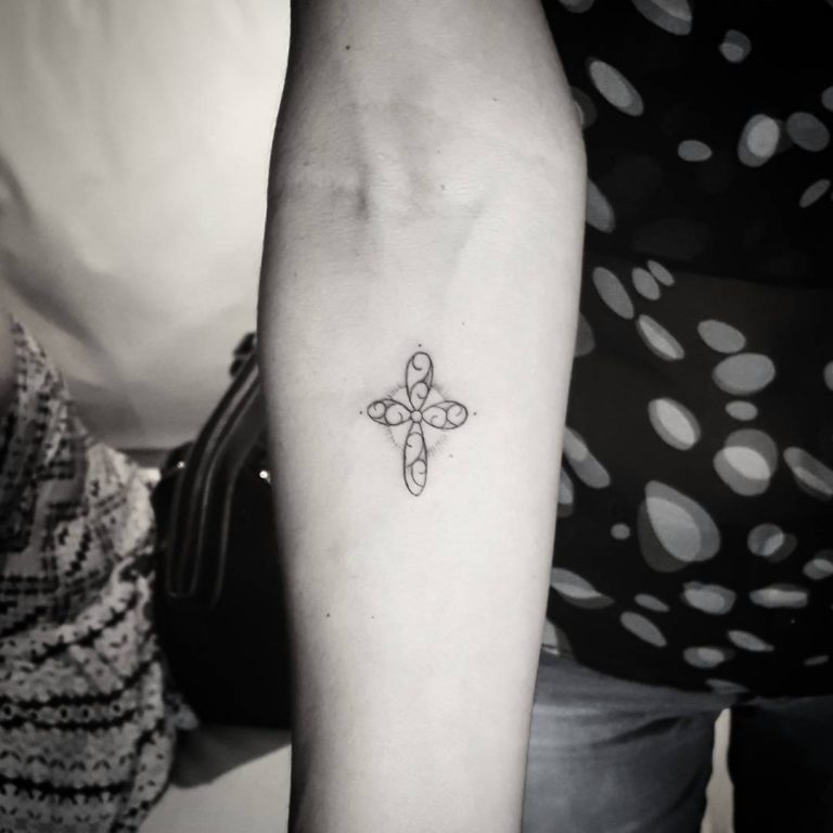 50+ Unique Small Cross Tattoo Designs - Simple and Lovely yet Meaningful