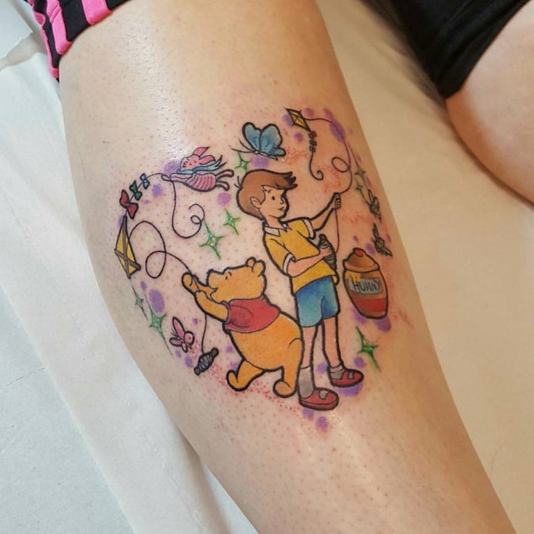 125+ Breathtaking Disney Tattoo Ideas-Staying in Touch with Your Childhood