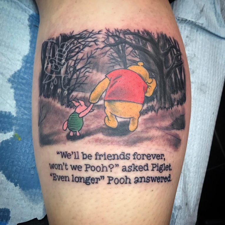 125+ Breathtaking Disney Tattoo Ideas-Staying in Touch with Your Childhood