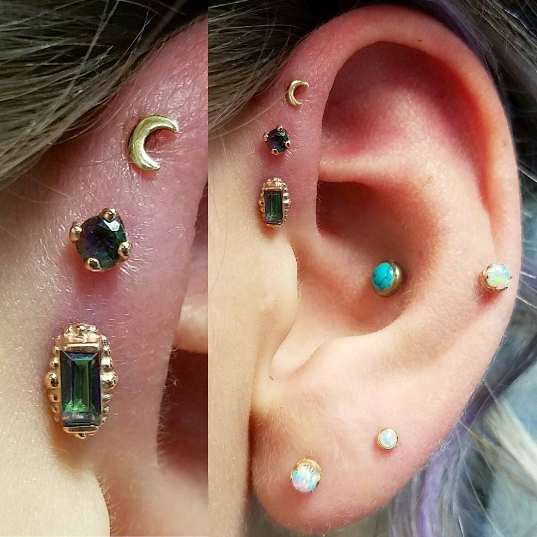 60 Trendy Types Of Ear Piercings And Combinations Choose Your Look 