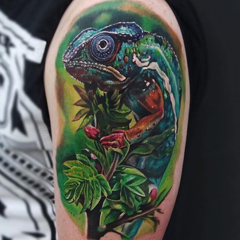 60+ Colorful Chameleon Tattoo Ideas – Designs That Will Make You Smile