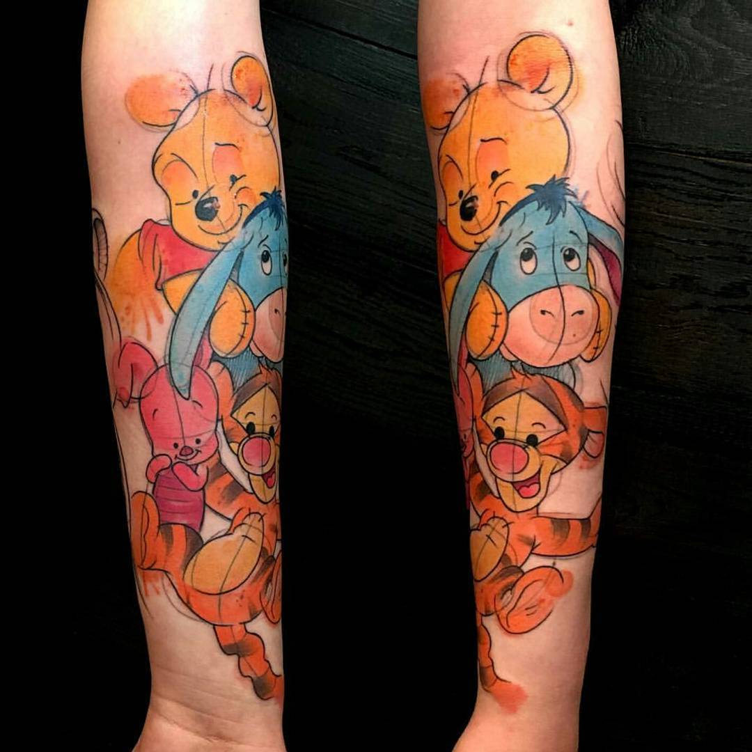 125+ Breathtaking Disney Tattoo Ideas-Staying in Touch with Your Childhood