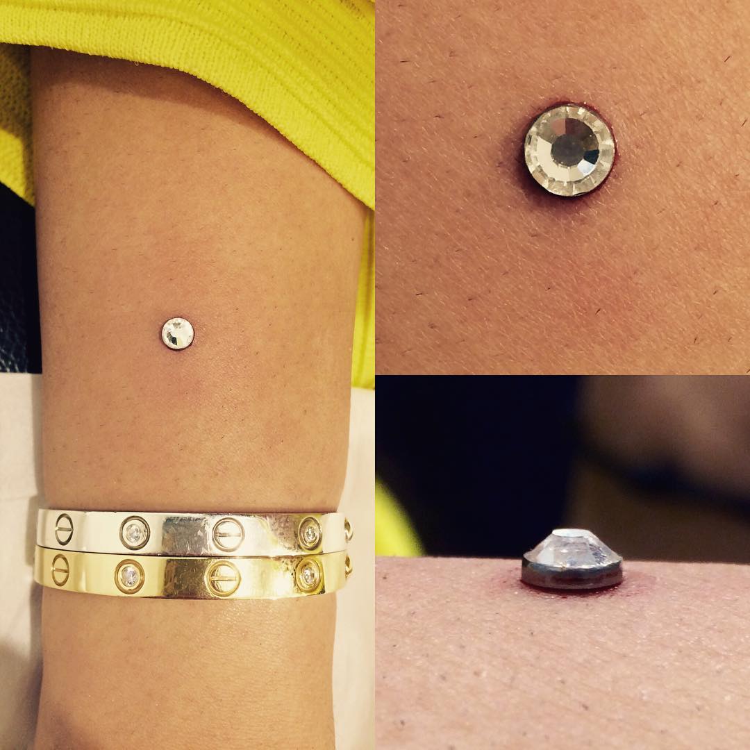 55 Elegant Microdermal Piercing Ideas - All You Need to Know