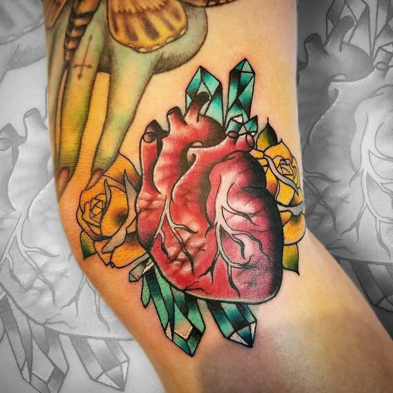 110+ Best Anatomical Heart Tattoo Designs & Meanings - (2019)