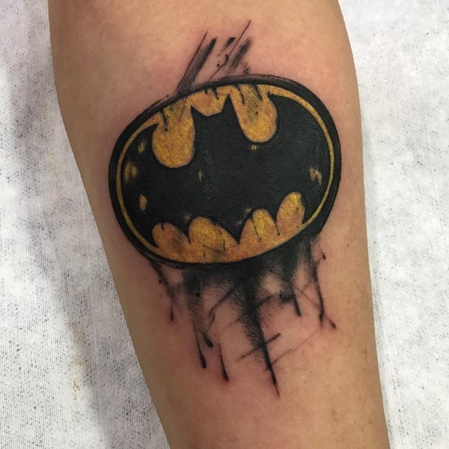 100+ Best Batman Symbol Tattoo Ideas - Comic Superhero (2019)