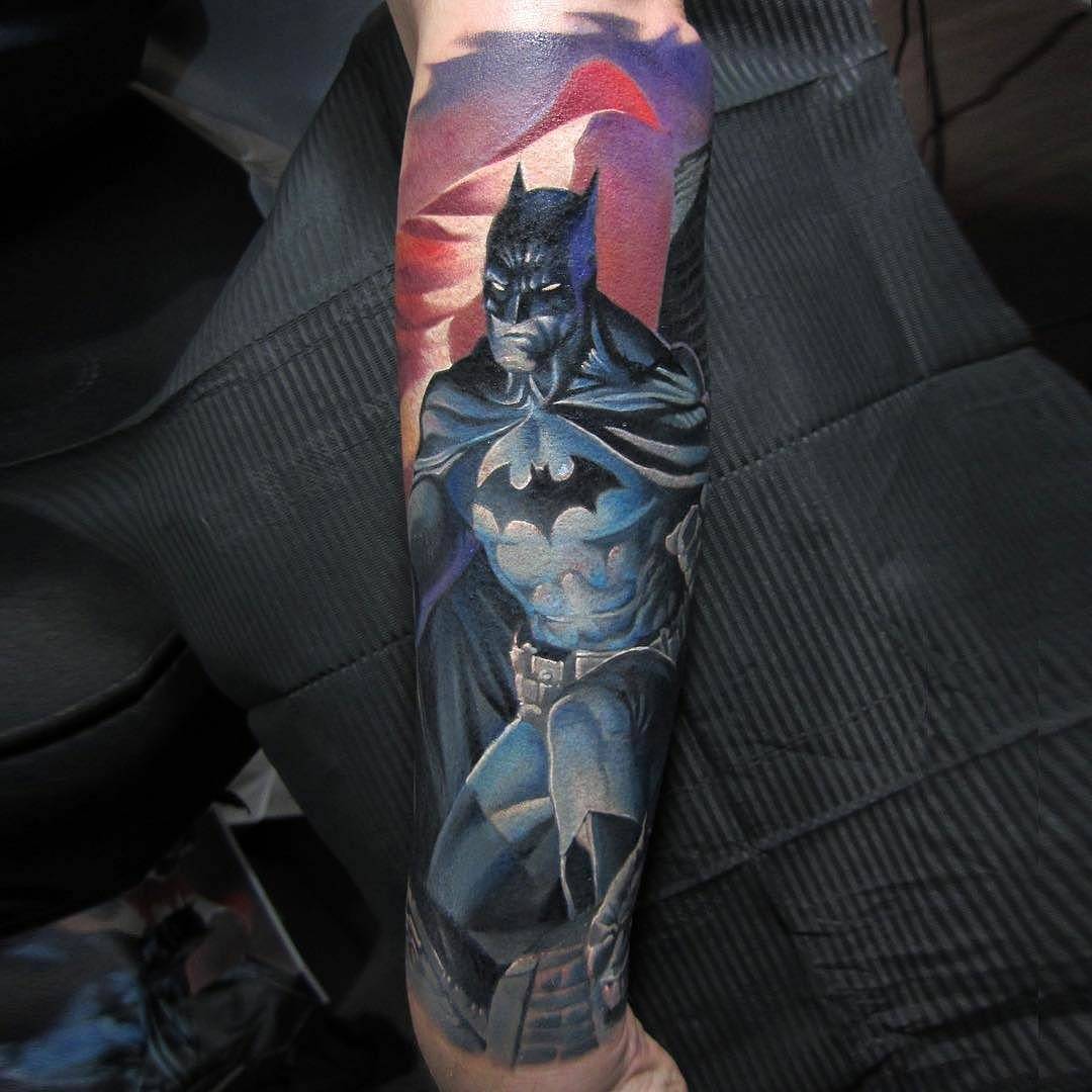 100+ Best Batman Symbol Tattoo Ideas - Comic Superhero (2019)