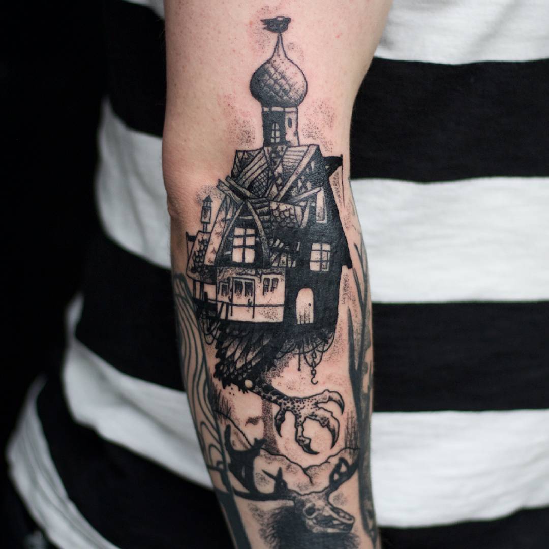 75+ Black & White Tattoo Designs&Meanings-Minimalistic Solutions (2019)