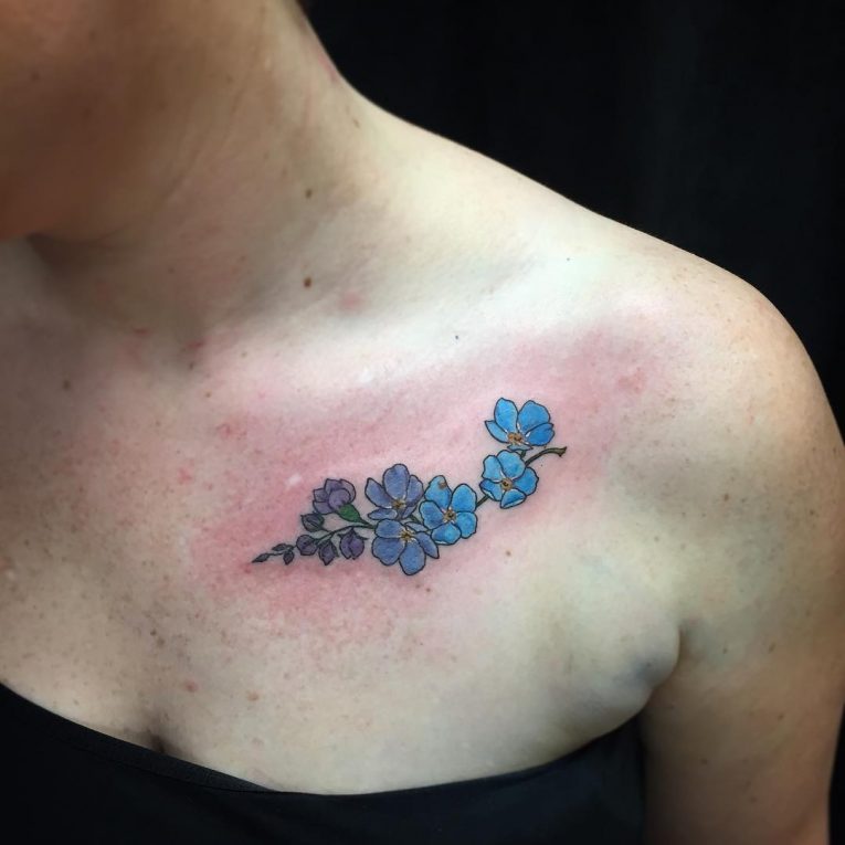 95+ Best Collarbone Tattoo Designs & Meanings - Inspirational Ideas[2019]