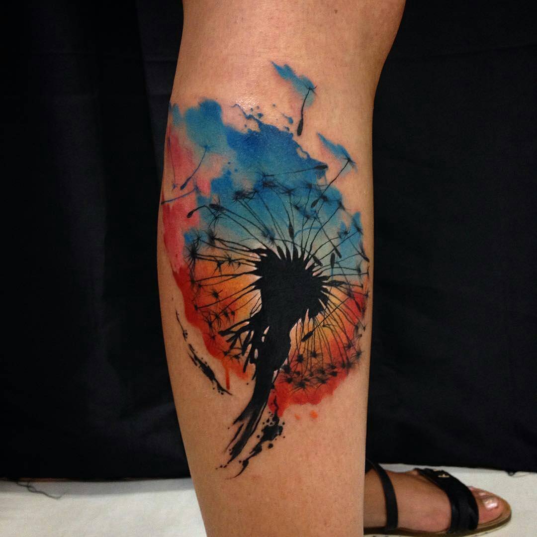 65+ Cele mai frumoase desene și semnificații ale tatuajelor cu păpădie ...