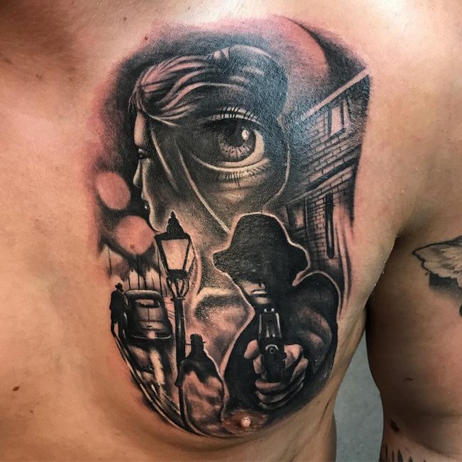 50+ Best Gangster Tattoos - Designs & Meanings 2019