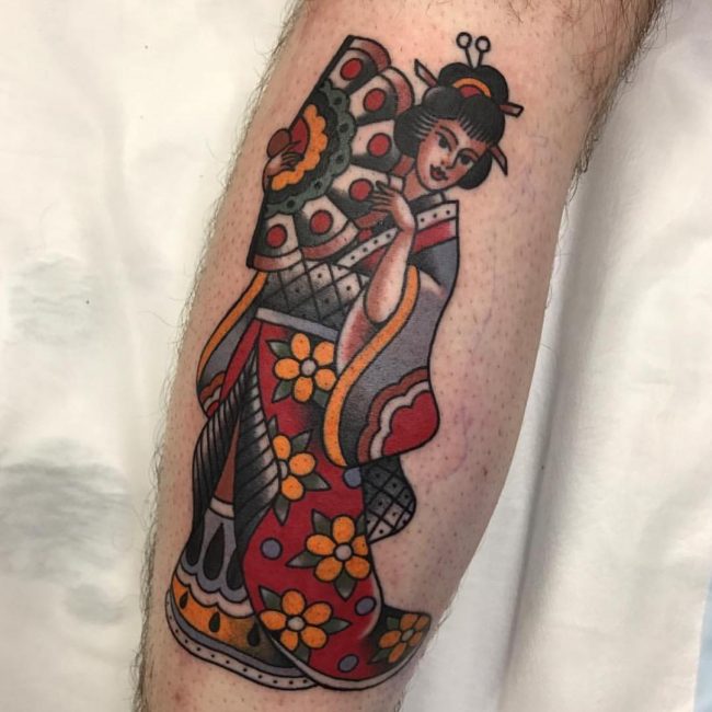 Headless Geisha Tattoos