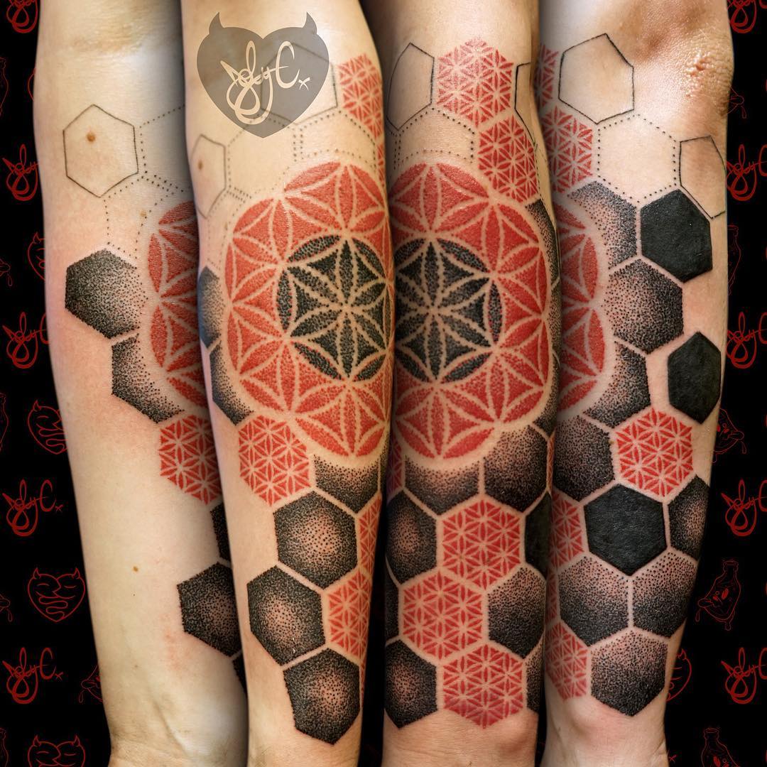 100+ Geometric Tattoo Designs & Meanings - Shapes & Patterns of 2019