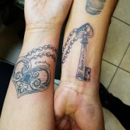 85+ Best Lock and Key Tattoos - Designs & Meanings 2019