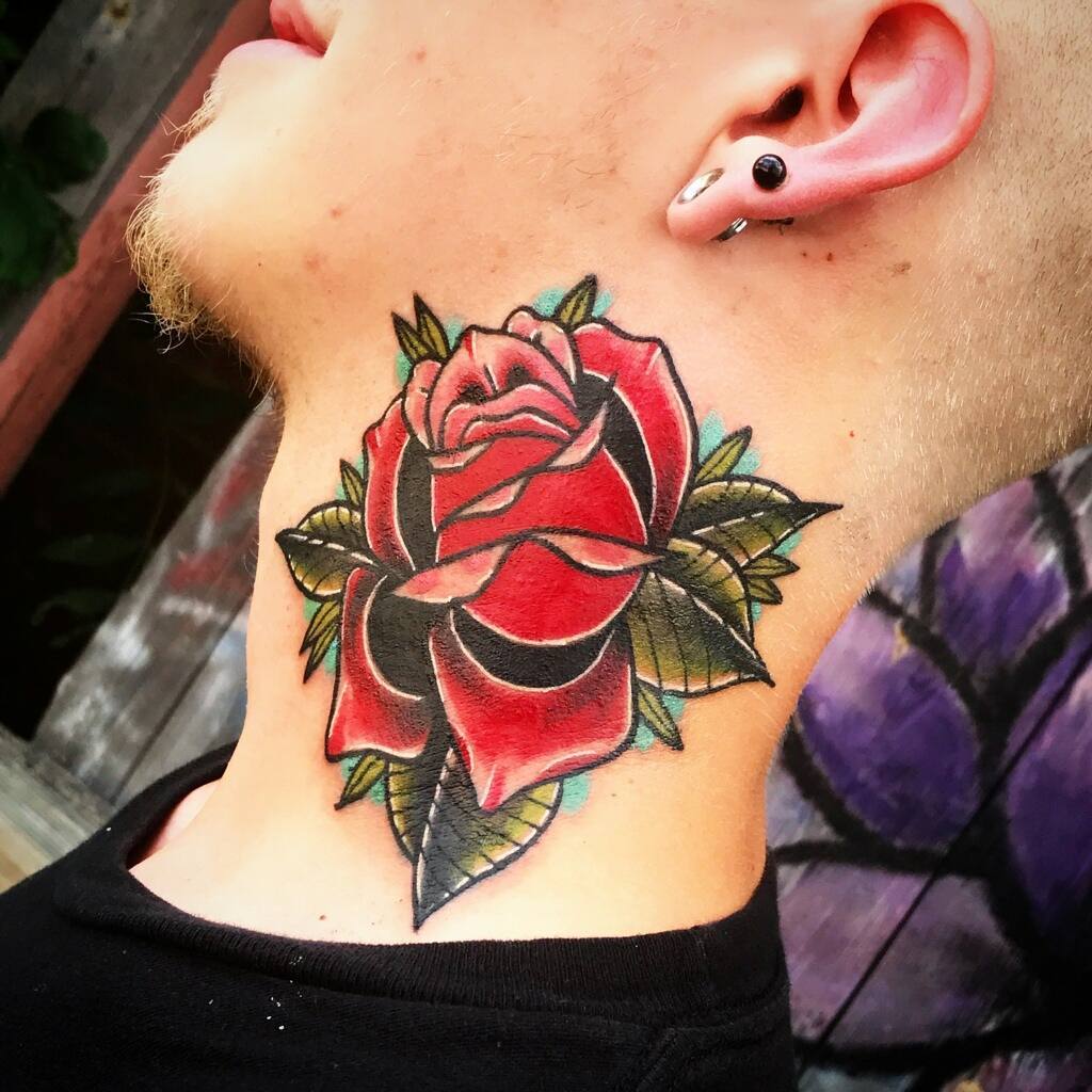 75+ Best Neck Tattoos For Men and Women - Designs & Meanings (2019)