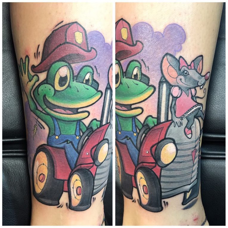 50+ Iconic New School Tattoo Designs & Meanings - Main Trends of 2019