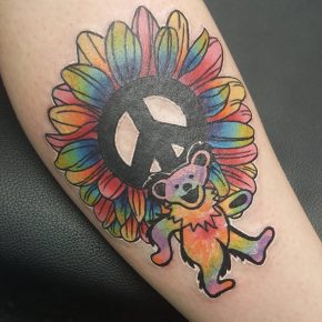 55+ Best Peace Sign Tattoo Designs - Anti-War Movement Symbol (2019)