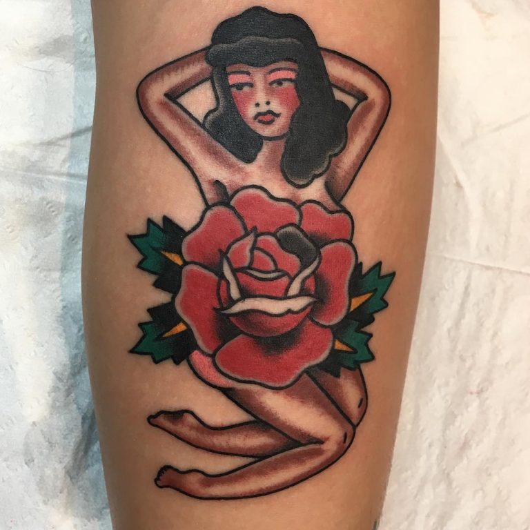90 Best Pinup Tattoo Girl Designs And Meanings Add Style In 2019