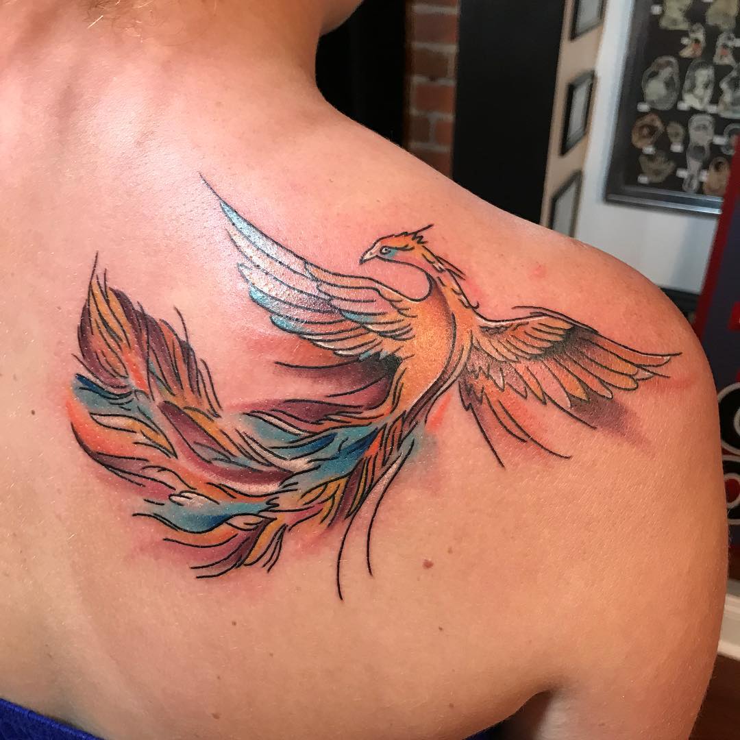 50+ Shoulder Blade Tattoo Designs & Meanings - Best Ideas (2019)