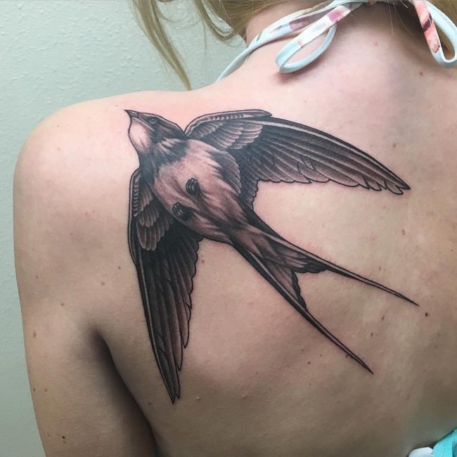 50+ Shoulder Blade Tattoo Designs & Meanings - Best Ideas (2019)