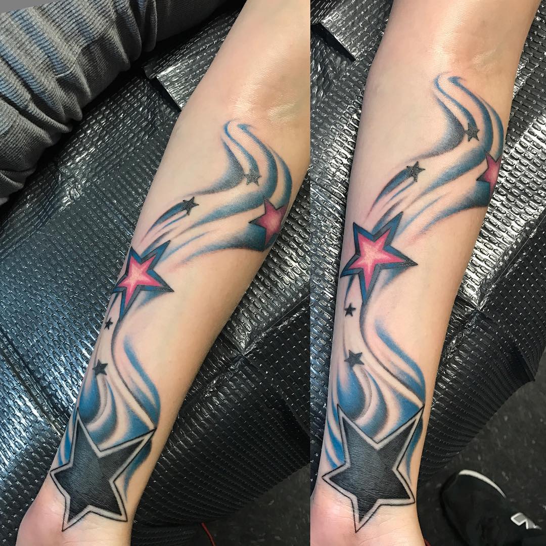 75+ Unique Star Tattoo Designs & Meanings - Feel The Space (2019)
