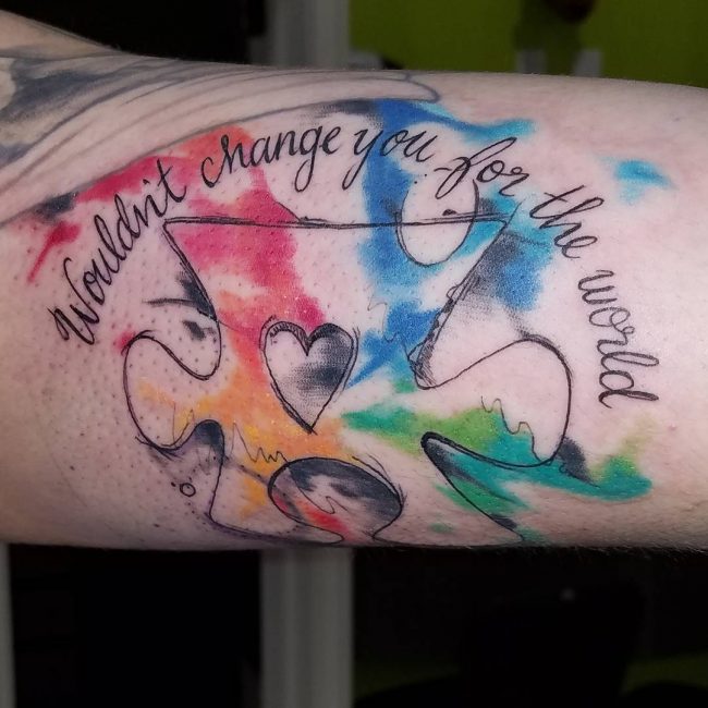 60+ Wonderful Autism Tattoo Ideas - Showing Awareness and Honor