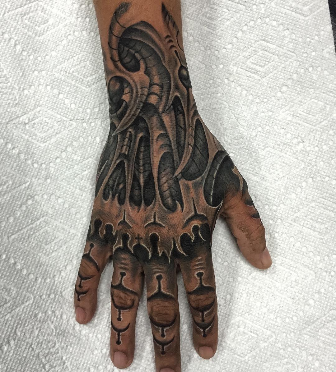 75+ Best Biomechanical Tattoo Designs & Meanings - (Top of 2019)